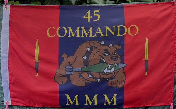 45 Commando 5” x 3’ Flag ( 45CDO ) – British Army Infantry Regimental ...