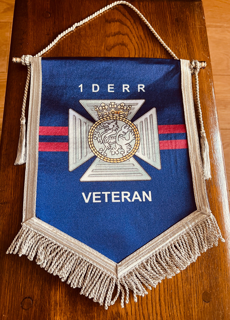 1 DERR Veteran Colours Pennant ( 1DERR-V/P ) – British Army Infantry ...