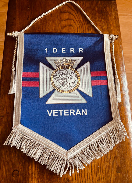 1 DERR Veteran Colours Pennant ( 1DERR-V/P ) – British Army Infantry ...