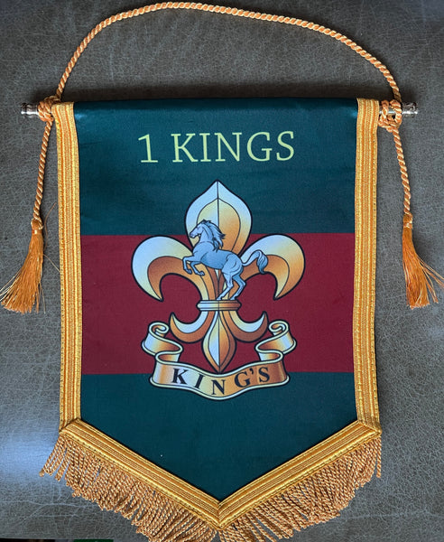 1 KINGS Colours Pennant ( KR-P ) – British Army Infantry Regimental Pin ...