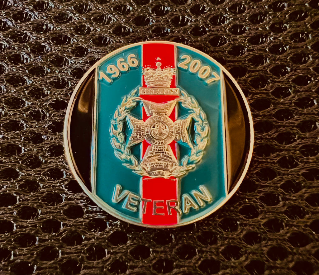 Royal Green Jackets Veteran ( RGJ-V ) Colours Lapel Badge C07 – British ...