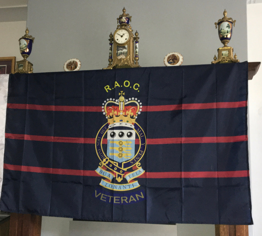 Royal Army Ordnance Corps 5 x 3 Colours RAOC VETERAN Flag /OD – British ...