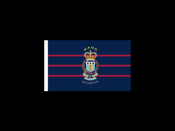 Royal Army Ordnance Corps 5 x 3 Colours RAOC VETERAN Flag /OD – British ...