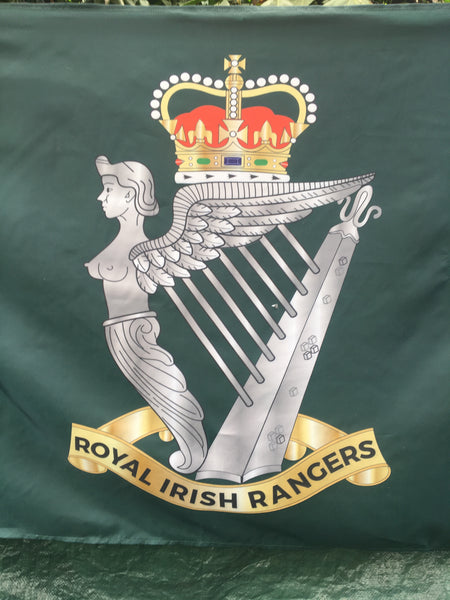 Royal Irish Rangers 5’x 3’ Colours Flag ( RIR-CB } – British Army ...