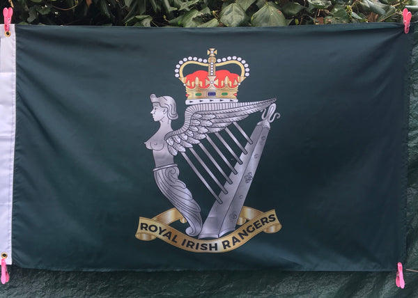 Royal Irish Rangers 5’x 3’ Colours Flag ( RIR-CB } – British Army ...