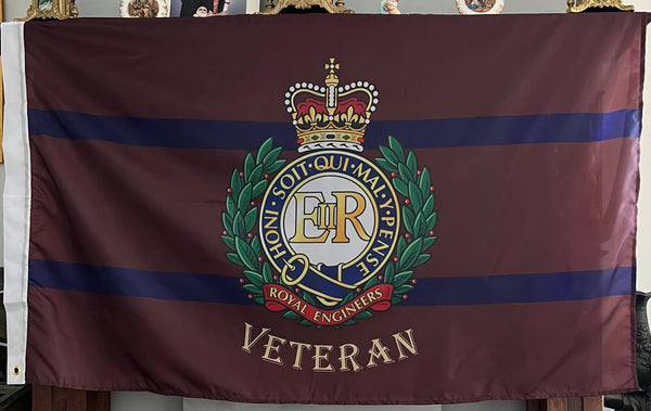 Royal Engineers Veteran 5 x 3 Colours Flag ( RE-V/F ) – British Army ...