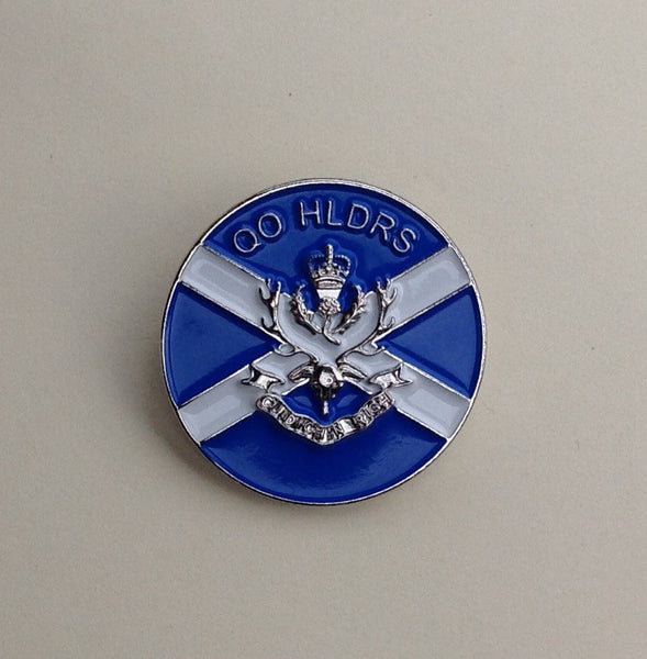 Queen's Own Highlanders ( QOH-B) 30 mm 3D Lapel Badge C49 – British ...